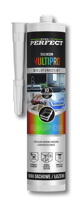 Silikon neutralny MULTI-PRO BIAŁY 280 ml Stalco Perfect - SUWMET